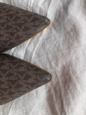 Michael Kors | Shoes | Michael Kors Mk Monogram Mary Jane Mule Flats ...